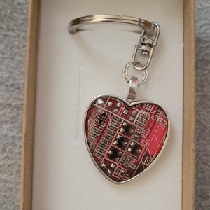 Circuit Board Keychain Geeky Gift Techie IT Drop, Resin - Etsy