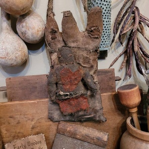 Primitive Grungy GINGERBREAD Man Doll Pattern Instant Download Grungy ...