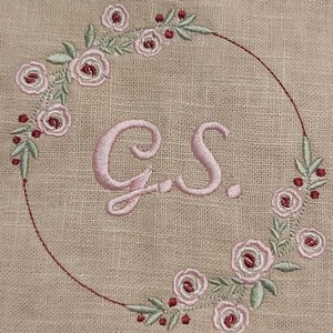 Monogram Frame Embroidery Designs Flower Embroidery Design Machine ...