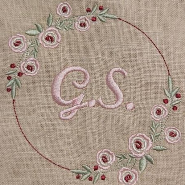 Monogram Frame Embroidery Designs - Flower Embroidery Design Machine ...