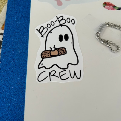 Boo Boo Crew Medical Sticker Funny Medical Decal for Laptops, Phones ...