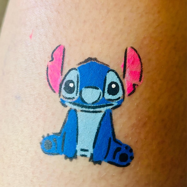 Stitch - Face Painting STENCIL - Etsy