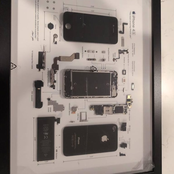 Frame + Free Template Teardown, Disassembly Iphone; Free Template ...