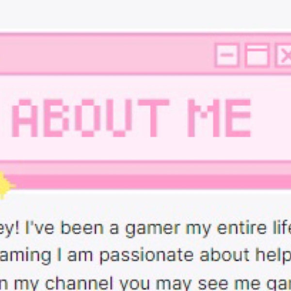25x Twitch Cute Pink Pixel Pop up Box Window Panels / Badges / Kawaii ...