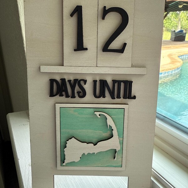 MINI Countdown Sandwich Board Interchangeable Leaning Sign File SVG ...