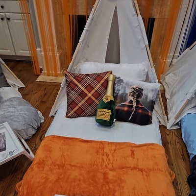 Jumbo Champagne Cushion by Wineplush - Etsy