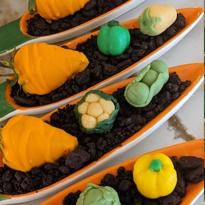 Marzipan Vegetables Box Of 15 Novelty Food Lovers Gift | Etsy