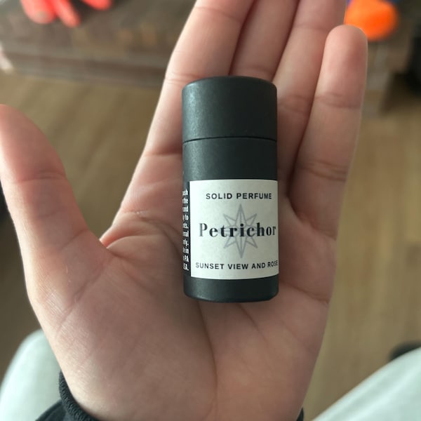 Petrichor Solid Perfume | Green Leaves + Grassy Earth + Moss Scented ...