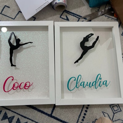Personalized Dance Shadow Box Competition Pin Holder Display Case Dance ...