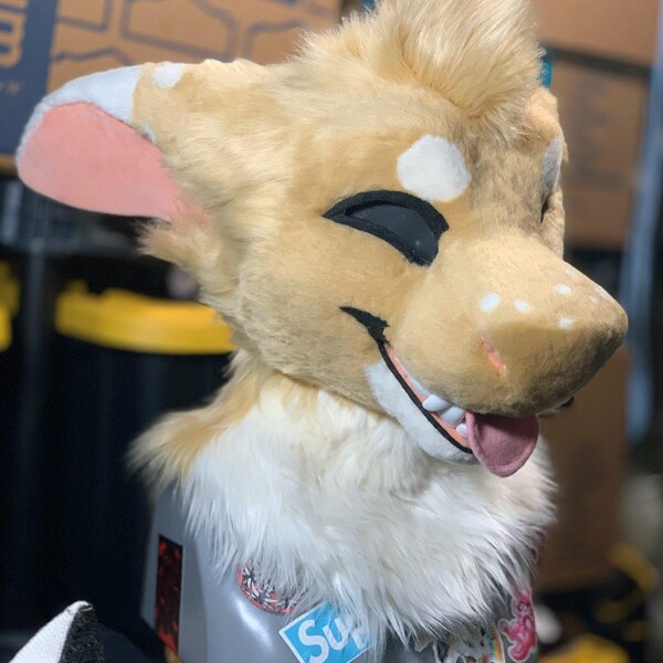 Furry Fursuit Worm on a String Head Base 3D Printed(one Size Fits Most ...