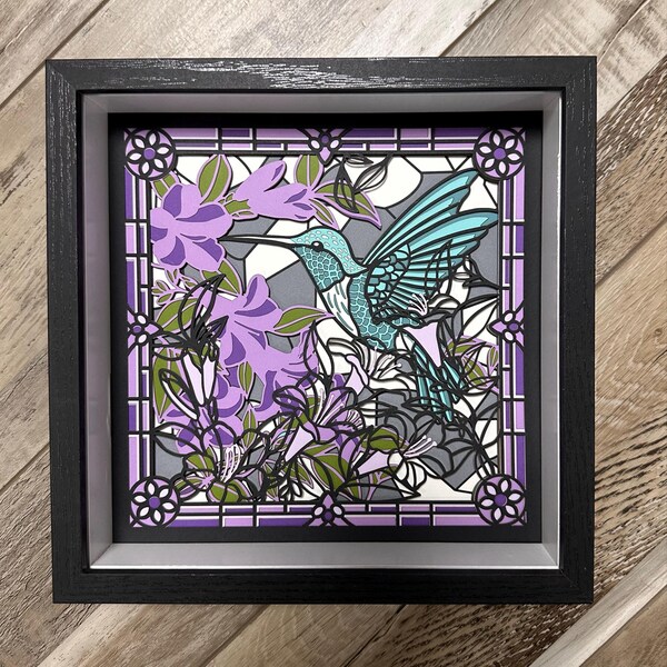 3d Carolina Wren Shadow Box Svg, Bird Shadow Box Svg, Wren Svg, 3d ...