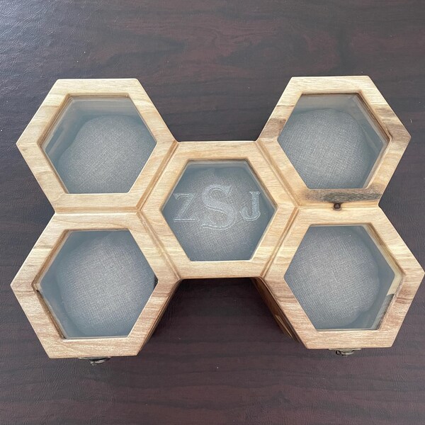 Wooden Watch Box, Watch Storage Case, Handcrafted Watch Organizer, 12 ...