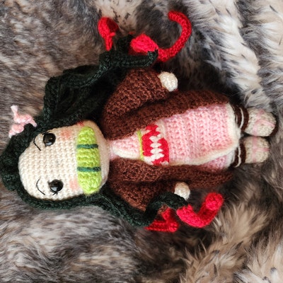 Anime Crochet Doll Pattern Amigurumi Doll Pattern Shi Bobu - Etsy