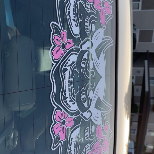 Sakura Drifters Stacked JDM Cherry Blossom Petals Vinyl Decal Sticker ...
