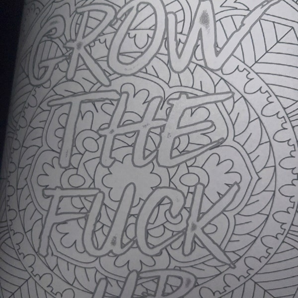 Profanity Coloring Book: Adult Coloring Book - Etsy