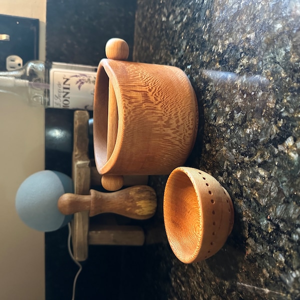 Round Wooden Knock Box, A Fusion of Convenience and Aesthetics, Eco ...