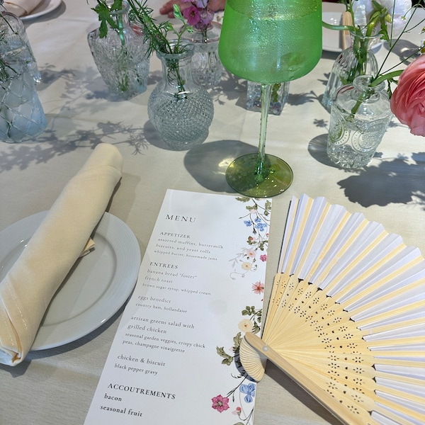 Wildflower Wedding Invitation Template, Printable Wedding Invitation ...