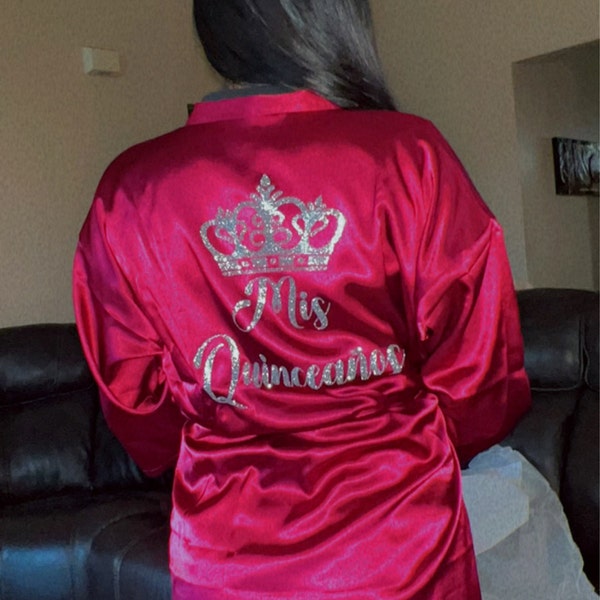 Front & Back Personalized Robes for Women, Add Text, Symbol or Monogram ...