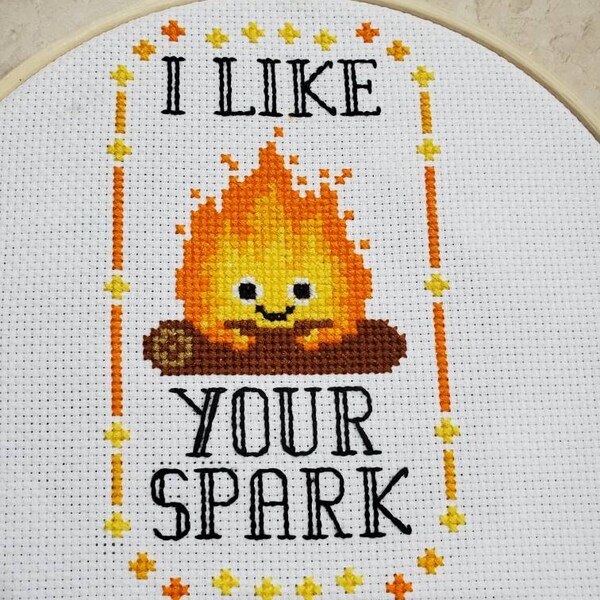 I Like Your Spark - Cross Stitch PDF Pattern *includes a Free Bonus ...