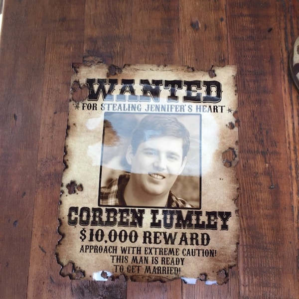 Custom Wanted Poster (11x14) - Etsy