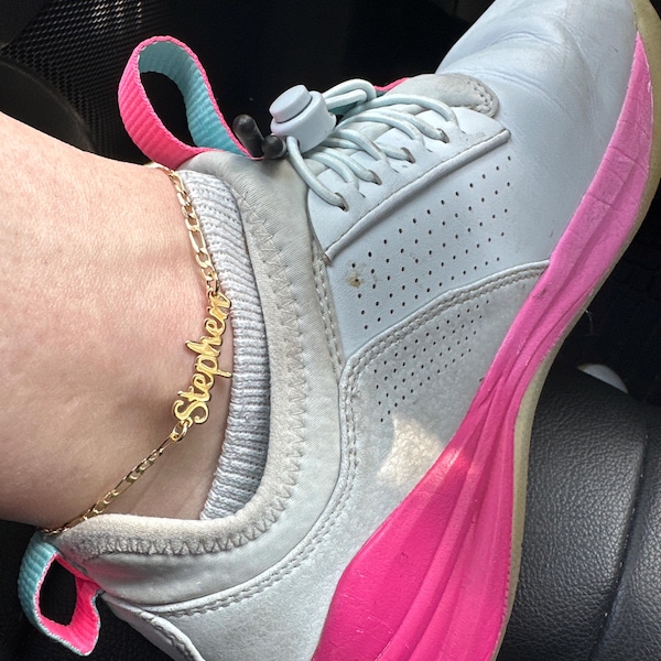 Personalized Name Bracelet or Anklet, Customized Name Bracelet/anklet ...