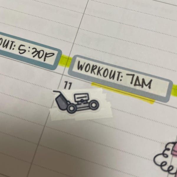 Planner Sticker | Prescription - Orange, Medication Reminder ...