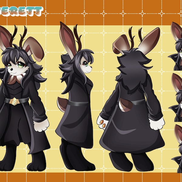 Custom Character Reference Sheet for Your Avatar | Custom Reference ...