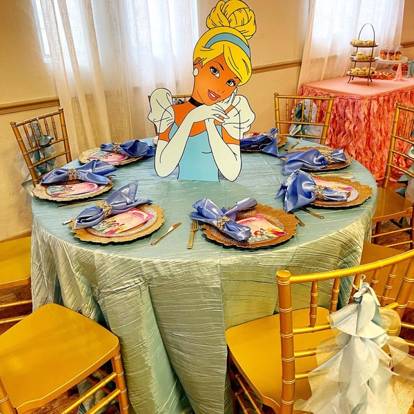Princess Bust Table Top Decor, Princess Bust Cutouts, Princess Party ...