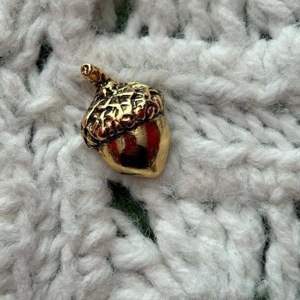 Gold Acorn Lapel Pin-cc292g- Nature, Woods, Hiking, Acorn, and Oak Pins ...