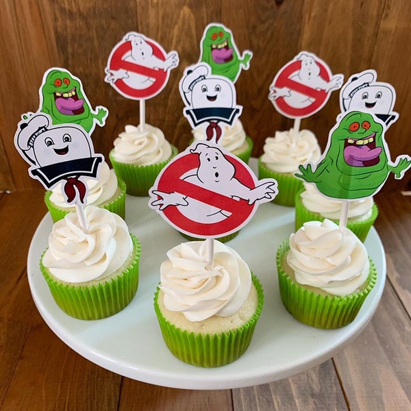 Ghostbusters Toppers Instant Download , Ghostbusters Cupcakes Toppers ...