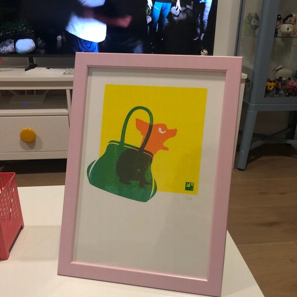 A4 Risograph Print Screw, From the Extra Ordinary Series | 2 Color Riso ...