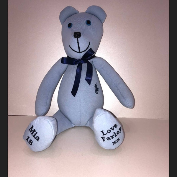 Handmade Custom Memory Monkey - Beautiful Memory Softie Keepsake ...