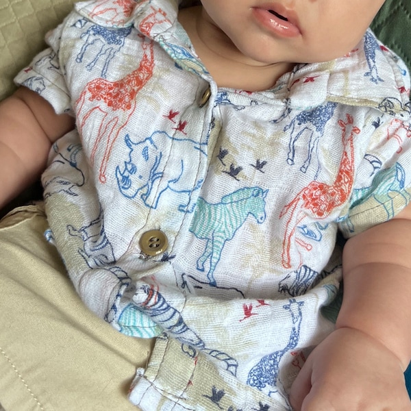 Baby Shirt/blouse Pattern Sewing, Easy, Toddler, Baby Girl and Boy ...