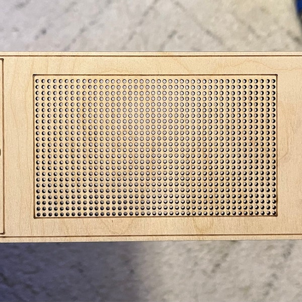 Stitchable Wooden Video Game Handheld Console | Cross Stitch ...