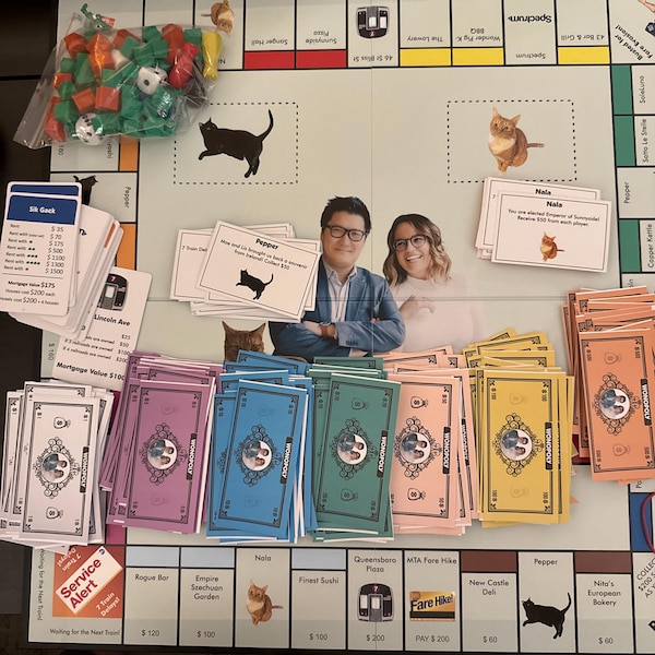 Custompoly Board Game: Customized Gift, Valentine's Day , Board Games ...