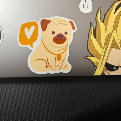 Pug Sticker / Chug Sticker / Pet Sticker / Dog Sticker - Etsy