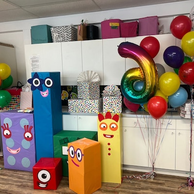 Numberblocks Stickers, Glossy Vinyl, 8 X 5.5-in, Characters 0 1,000,000 ...