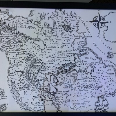 Custom Fantasy Map - Etsy