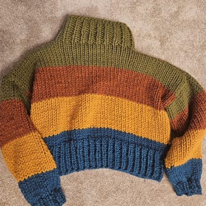 Knitting Pattern the Chelsea Modern Lightweight Roll Neck Knit Pullover ...