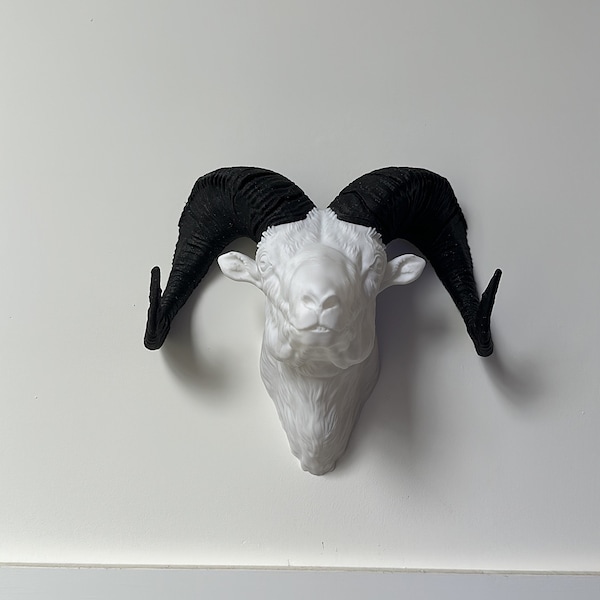 Ram Wall Art - Animal Wall Mount - 3D Printed - Etsy UK