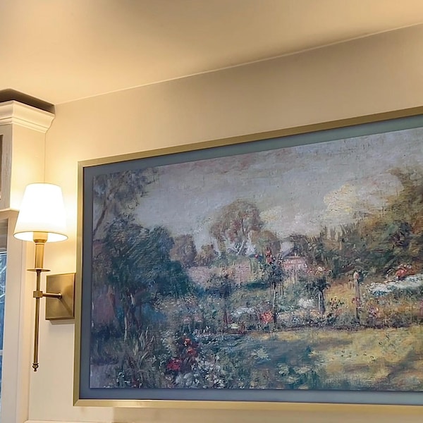 Samsung Frame Tv Bezel, Custom Brand Tv Frame, Wooden Tv Frame, Frame ...