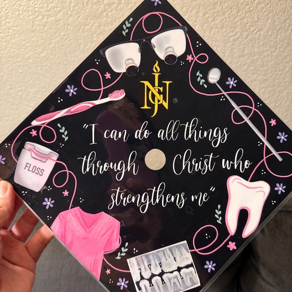 Nurse Nursing Medical Doctor Anatomical Heart Graduation Cap Printed ...