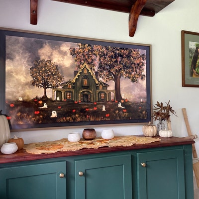 PIP Ghost Portrait PRINTABLE Halloween Wall Art - Etsy