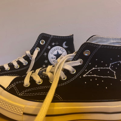 Embroidered Converse/ Converse Custom Constellation Embroidery ...
