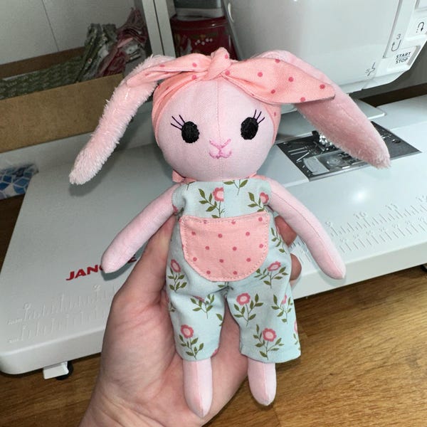 Baby Bunny Sewing Pattern PDF - Make an Easter Bunny Doll / Stuffed ...
