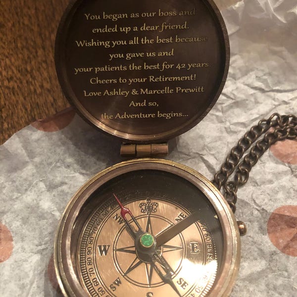 Best Man Gift, Best Man Proposal Gift, Custom Engraved Compass ...