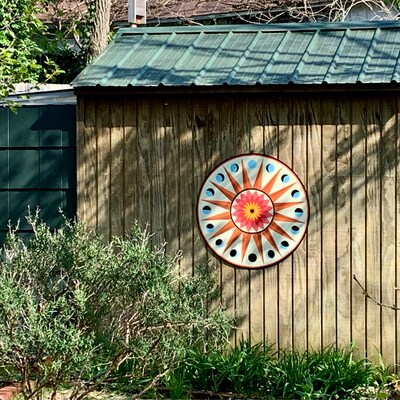 Compass Rose Hex Sign PA Dutch Style Designed for Clear - Etsy