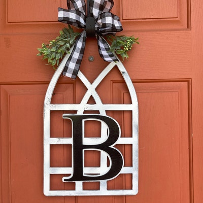 Farmhouse Window Wood Farmhouse Window Farmhouse Window With Initial or ...