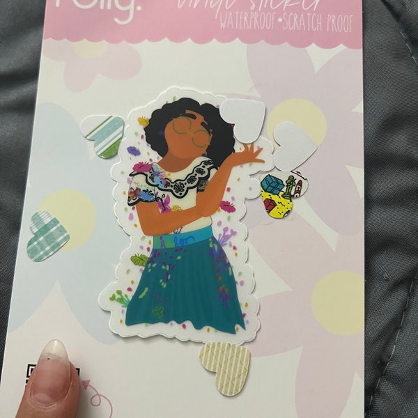 Crying but Trying Glitter Sticker, Waterproof & Digitally Illustrated ...
