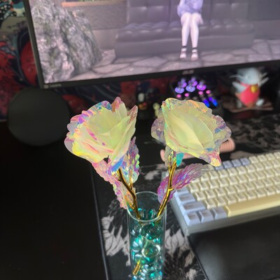 FFXIV Elpis Glow in the Dark Holographic Flower, FFXIV Endwalker ...